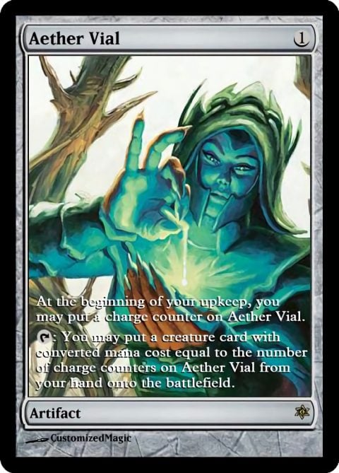Aether Vial | Magic The Gathering Proxy Cards