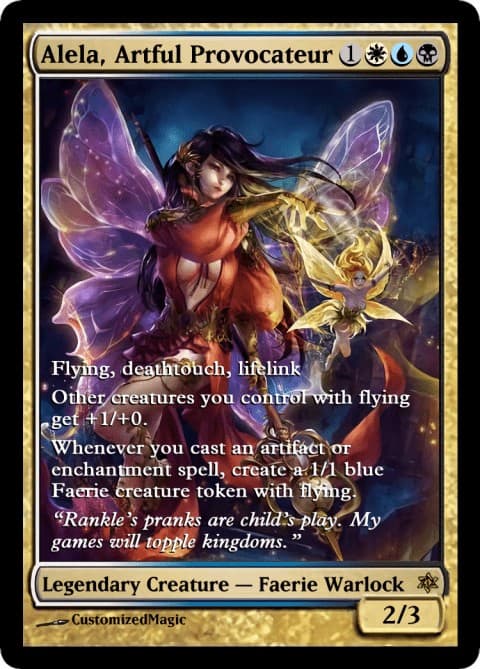 Alela, Artful Provocateur | Magic The Gathering Proxy Cards