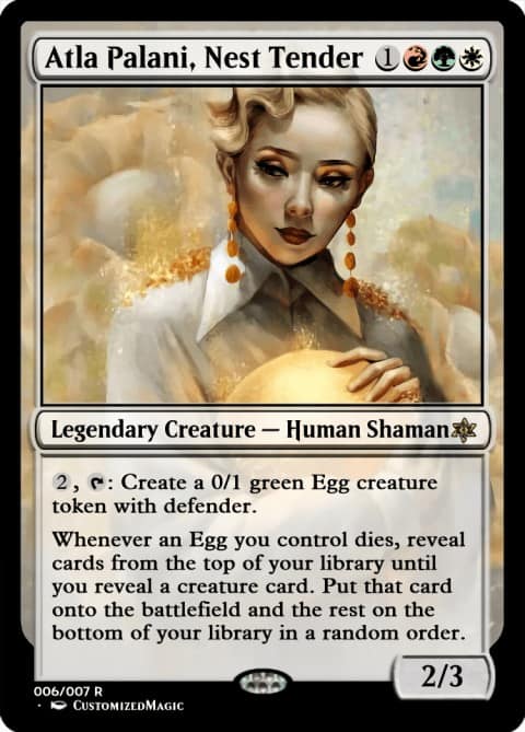 Atla Palani, Nest Tender | Magic The Gathering Proxy Cards