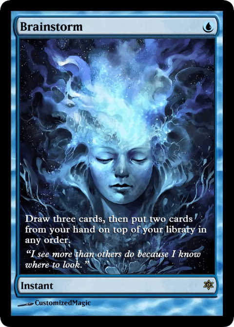 Brainstorm | Magic The Gathering Proxy Cards