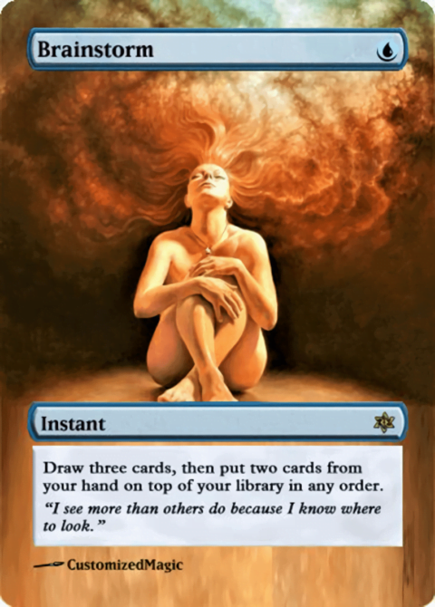 Brainstorm | Magic The Gathering Proxy Cards