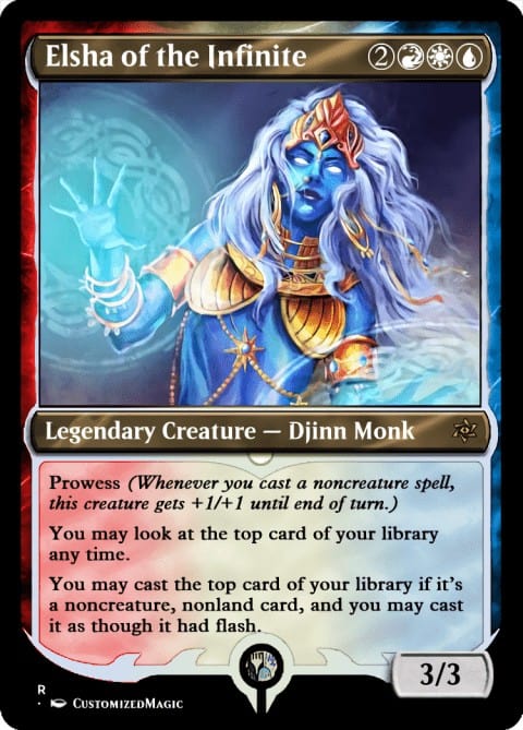 Elsha Of The Infinite | Magic The Gathering Proxy Cards
