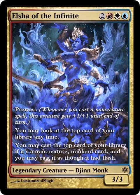 Elsha Of The Infinite | Magic The Gathering Proxy Cards