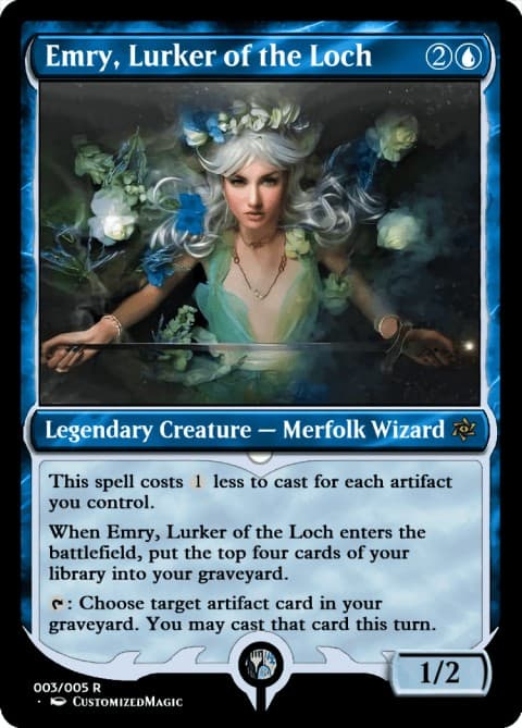 Emry, Lurker Of The Loch | Magic The Gathering Proxy Cards