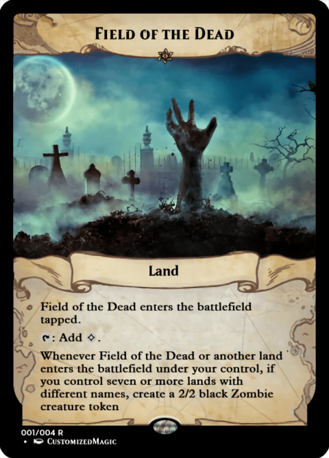 Field Of The Dead | Magic The Gathering Proxy Cards