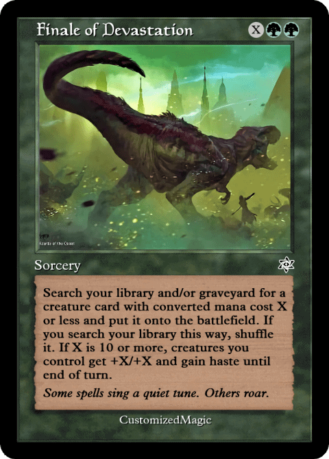 Finale Of Devastation | Magic The Gathering Proxy Cards