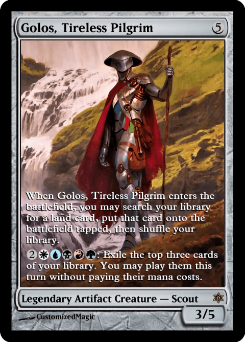 Golos, Tireless Pilgrim | Magic The Gathering Proxy Cards