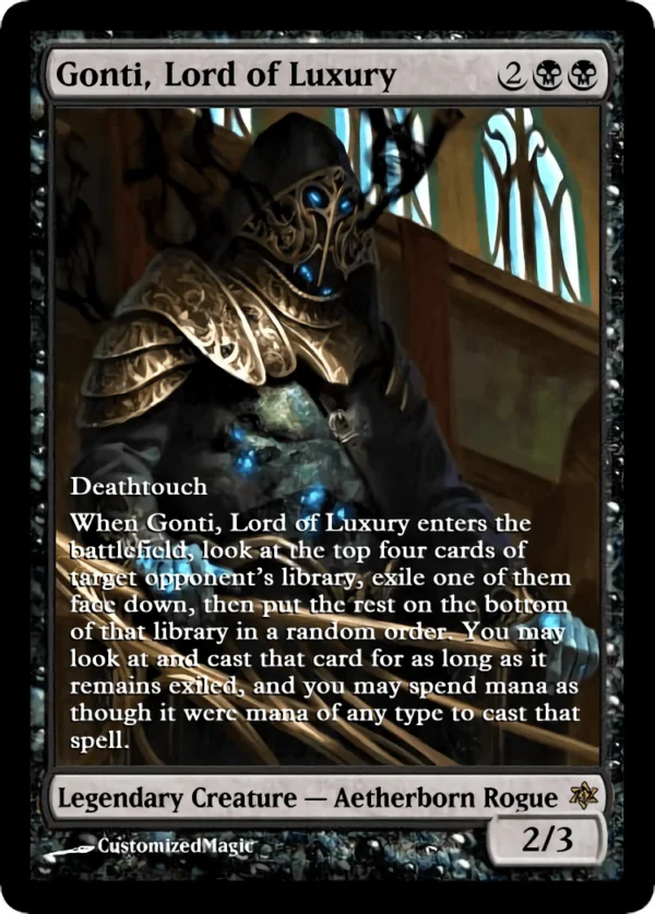 Gonti, Lord Of Luxury | Magic The Gathering Proxy Cards