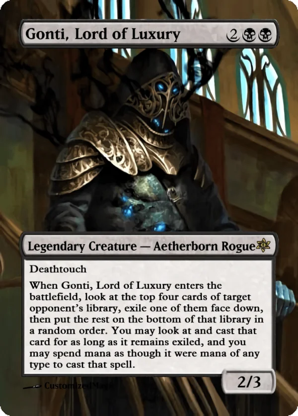 Gonti, Lord Of Luxury | Magic The Gathering Proxy Cards