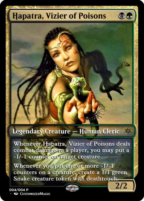 Hapatra, Vizier Of Poisons | Magic The Gathering Proxy Cards