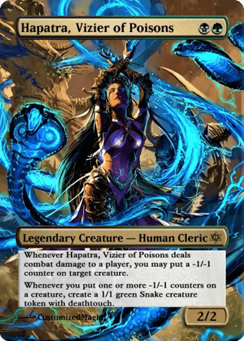 Hapatra, Vizier Of Poisons | Magic The Gathering Proxy Cards