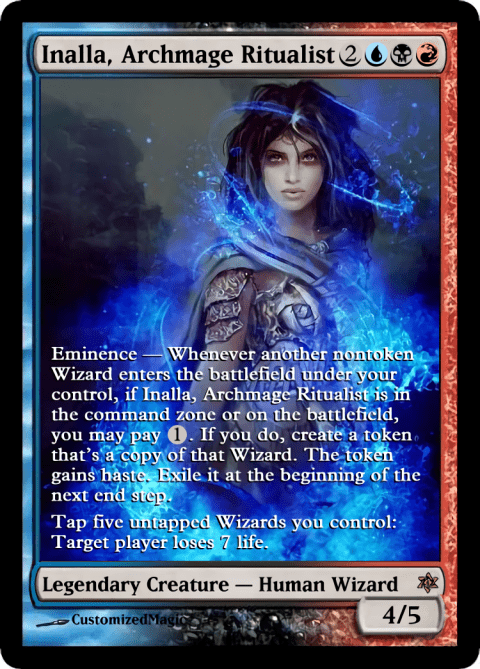 Inalla, Archmage Ritualist | Magic The Gathering Proxy Cards