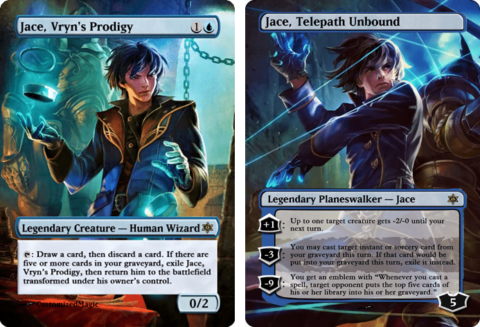 Jace, Vryns Prodigy And Jace, Telepath Unbound | Magic The Gathering ...