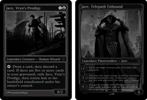 Jace, Vryns Prodigy And Jace, Telepath Unbound | Magic The Gathering ...