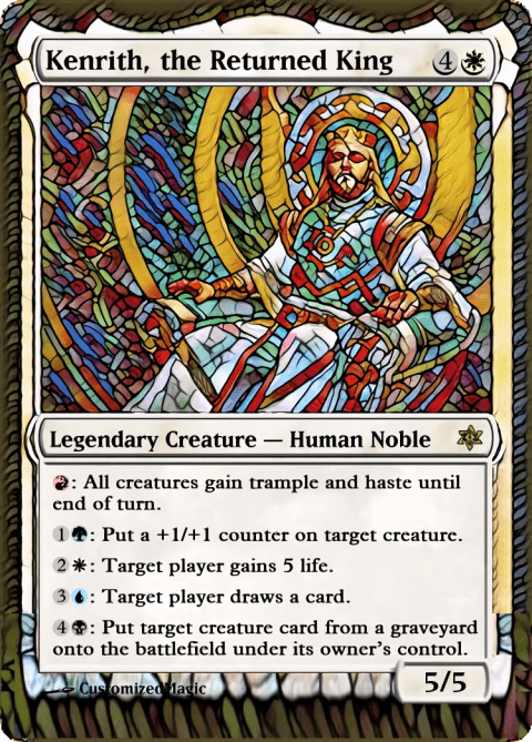 Kenrith, The Returned King | Magic The Gathering Proxy Cards