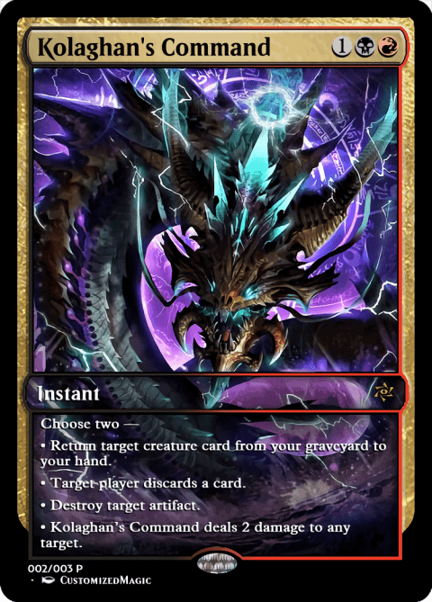 Kolaghans Command | Magic The Gathering Proxy Cards