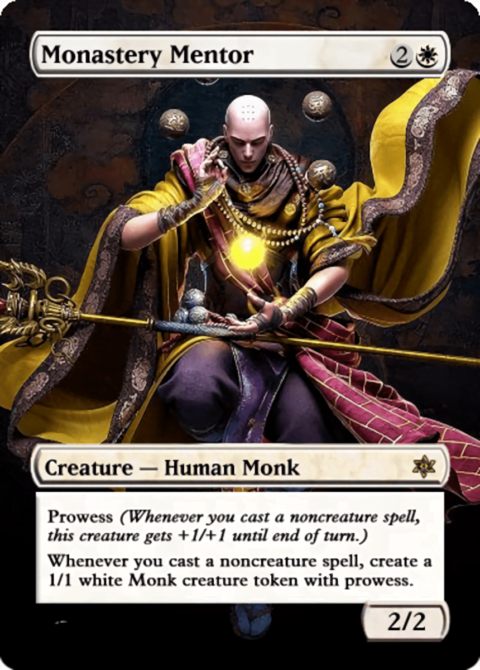 Monastery Mentor | Magic The Gathering Proxy Cards