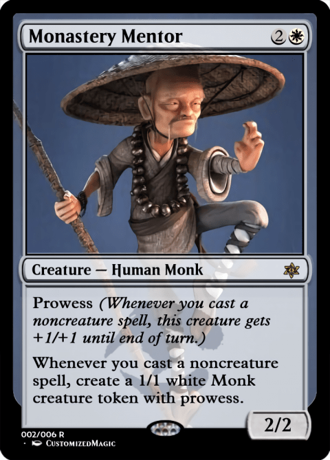 Monastery Mentor | Magic The Gathering Proxy Cards