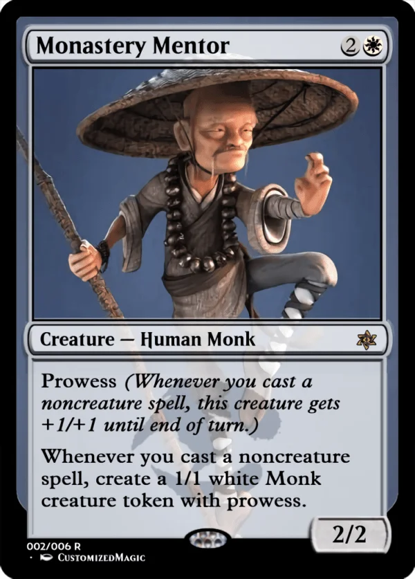 Monastery Mentor | Magic The Gathering Proxy Cards