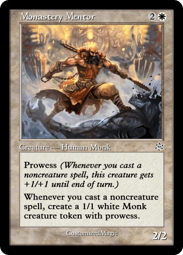 Monastery Mentor | Magic The Gathering Proxy Cards