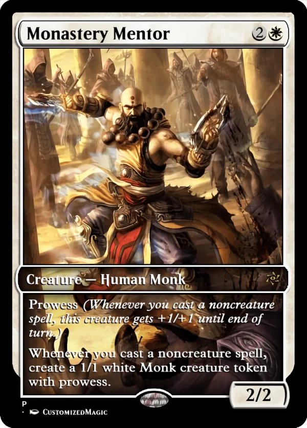 Monastery Mentor | Magic The Gathering Proxy Cards