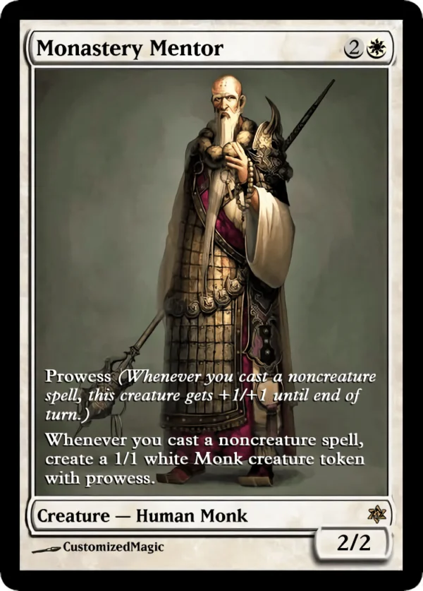 Monastery Mentor | Magic The Gathering Proxy Cards
