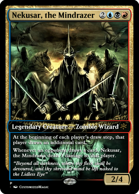 Nekusar, The Mindrazer | Magic The Gathering Proxy Cards