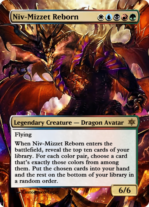 Niv-Mizzet Reborn | Magic The Gathering Proxy Cards
