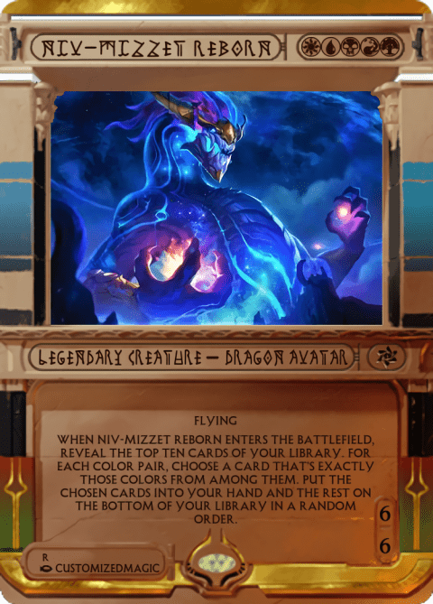Niv-Mizzet Reborn | Magic The Gathering Proxy Cards