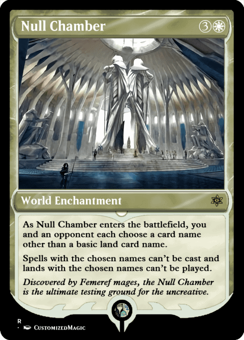 Null Chamber | Magic The Gathering Proxy Cards