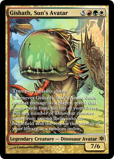 Gishath, Sun's Avatar | Magic The Gathering Proxy Cards