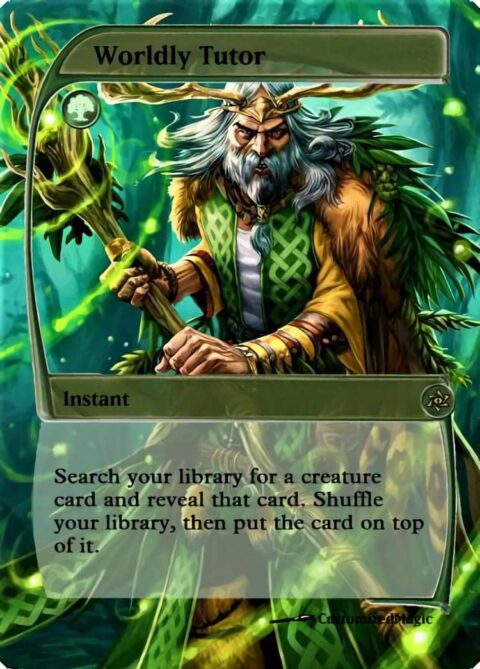 Worldly Tutor | Magic The Gathering Proxy Cards