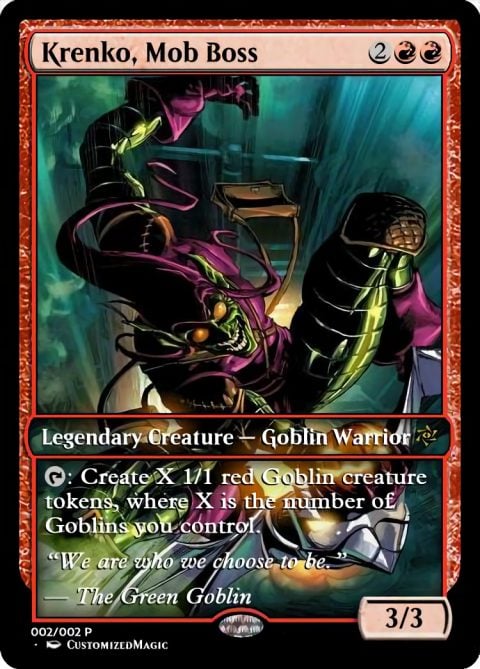 Krenko, Mob Boss | Magic The Gathering Proxy Cards