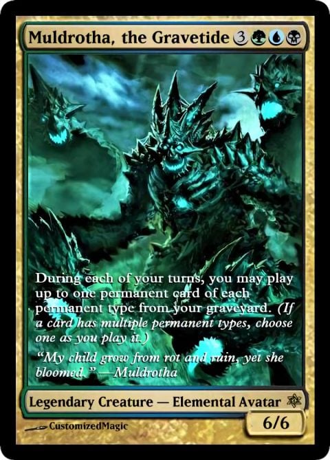 Muldrotha, The Gravetide | Magic The Gathering Proxy Cards