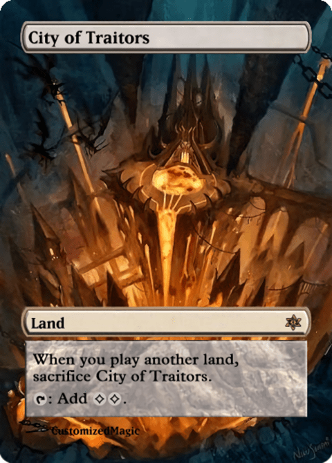 Borderless Stained Glass Basic Lands | Magic The Gathering Proxy Cards