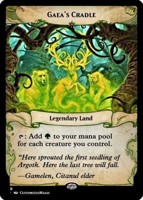 Gaea's Cradle | Magic The Gathering Proxy Cards
