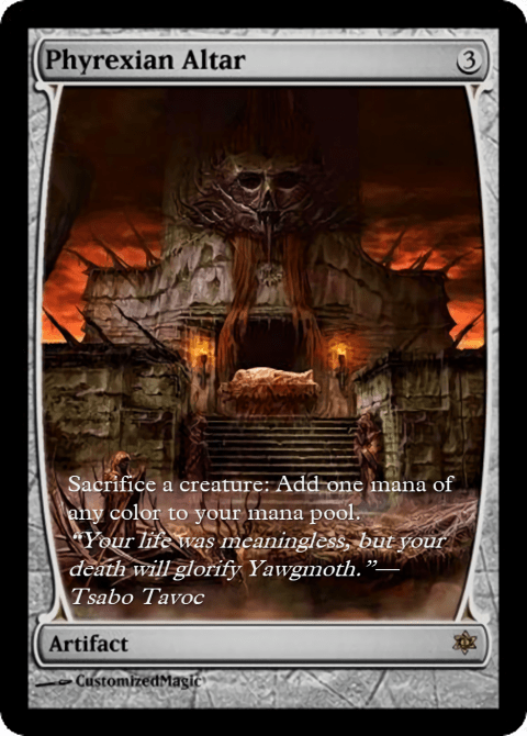 Phyrexian Altar | Magic The Gathering Proxy Cards