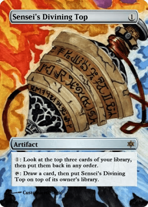 Sensei's Divining Top | Magic The Gathering Proxy Cards