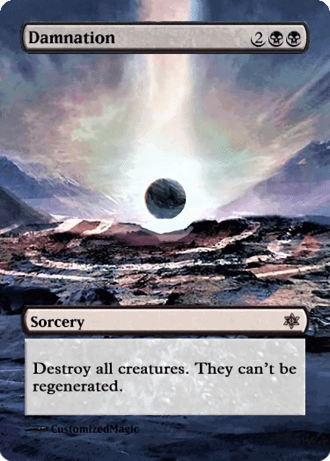Damnation | Magic The Gathering Proxy Cards