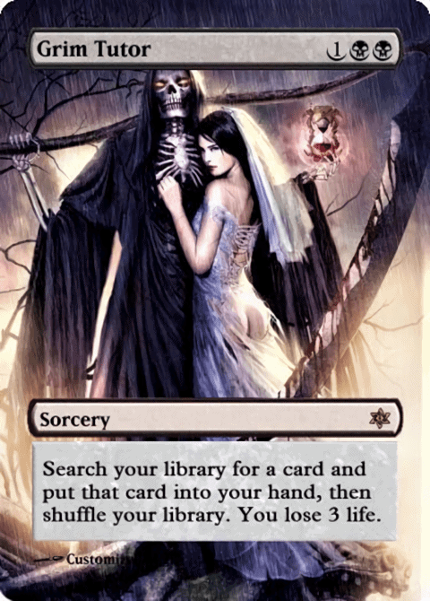 Grim Tutor | Magic The Gathering Proxy Cards