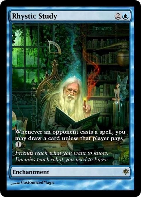 Rhystic Study | Magic The Gathering Proxy Cards