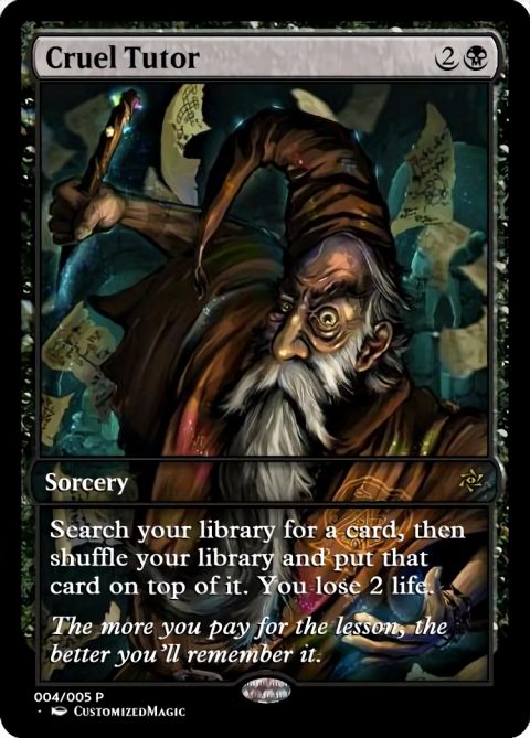 Cruel Tutor | Magic The Gathering Proxy Cards