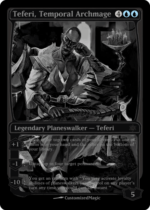 Teferi, Temporal Archmage | Magic The Gathering Proxy Cards