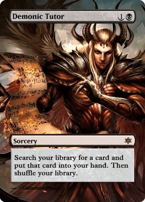 Demonic Tutor | Magic The Gathering Proxy Cards