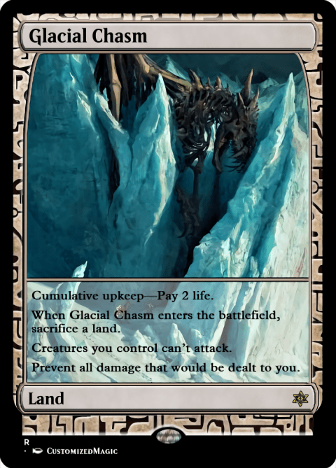 Glacial Chasm | Magic The Gathering Proxy Cards
