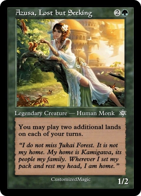 Azusa, Lost But Seeking | Magic The Gathering Proxy Cards