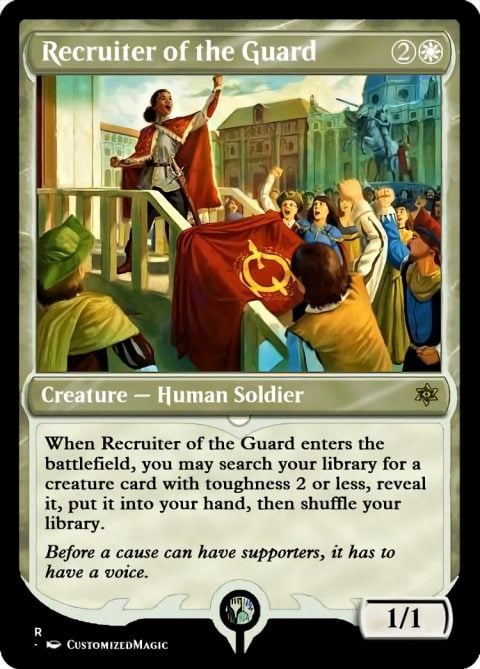 Recruiter Of The Guard | Magic The Gathering Proxy Cards