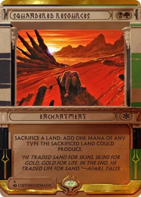 Squandered Resources | Magic The Gathering Proxy Cards Squandered Resources | Magic The Gathering Proxy Cards