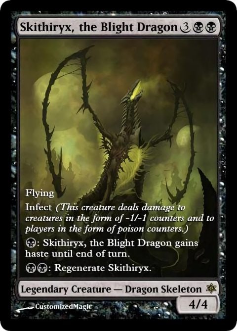Skithiryx, The Blight Dragon | Magic The Gathering Proxy Cards