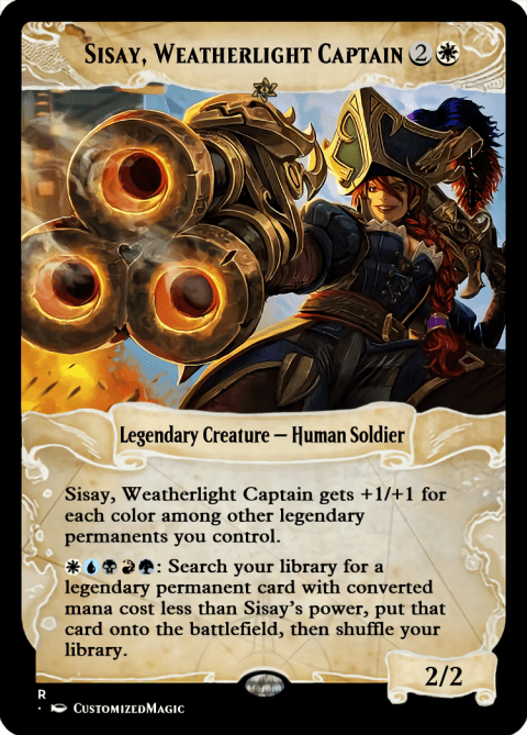 Sisay, Weatherlight Captain | Magic The Gathering Proxy Cards